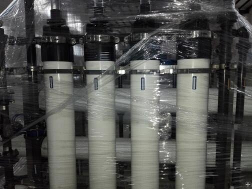 10 Ton Ultra filtration Water Treatment with Blue Red Grey Fiber Glass Tank / Carbon Steel Tank