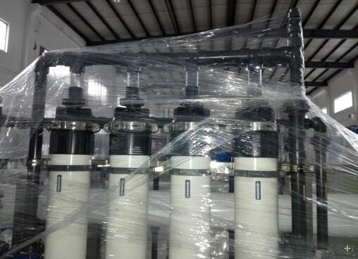 10 Ton Ultra filtration Water Treatment with Blue Red Grey Fiber Glass Tank / Carbon Steel Tank