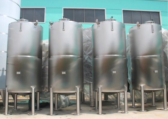 Stainless Steel Tank 500 L + Mixing Tanks -  Insulation Jacket 1.5mm+ Acid Cleaned SUS304 316