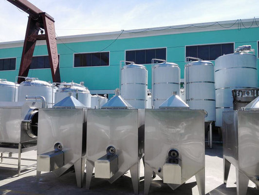 Stainless Steel Tank 500 L + Mixing Tanks -  Insulation Jacket 1.5mm+ Acid Cleaned SUS304 316
