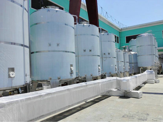 Stainless Steel Tank 500 L + Mixing Tanks -  Insulation Jacket 1.5mm+ Acid Cleaned SUS304 316