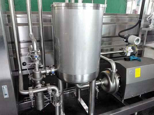 Stainless Steel Tanks / Sterilizer Tank Pasteurizer 72 ℃-137℃ Beer Juice Milk