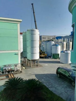 Stainless Steel Storage Tanks - Sanitary Syrup / Honey / Sugar Melting Tank 0.5 Ton - 30 Ton