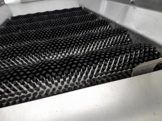 Stainless Steel Brush Cleaning Machine Fruit Processing Machinery Automatic