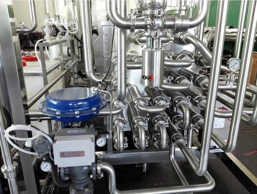 Pipe Pasteurizer Machine 105~  143ºC UHT Tubular Sterilizer