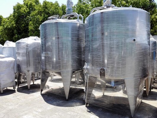 500L + Still Yogurt Plant / High Level Tanks /  PU Heat Insulated / Stainless Steel Roll Material