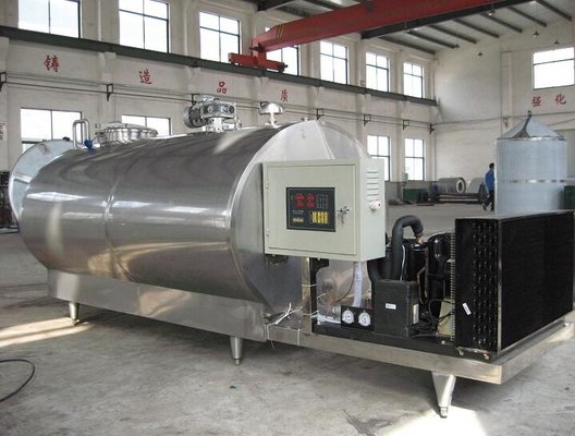 Refrigerated Fresh Milk Cooling Tank  Horizontal Direct Cooling Tank 4℃