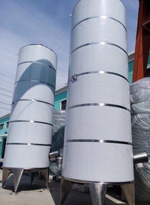 Fresh Milk Outer door Storage Mixing Tanks Side Agitator  30 Ton