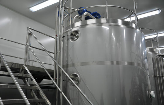 Stainless Steel Stirrer Tanks for Drink Production Line / Tea Making