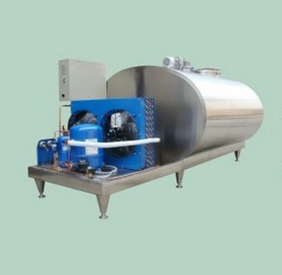 Refrigerated Fresh Milk Cooling Tank  Horizontal Direct Cooling Tank 4℃