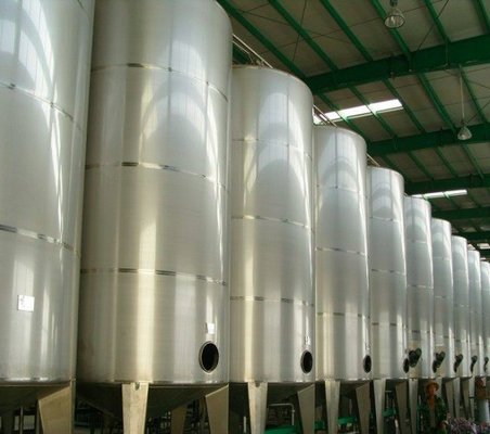 3000L 5000L 8000L Stainless Steel Storage Tanks , Buffer Tank - Stirring Tank / Mixing Tank - 220V