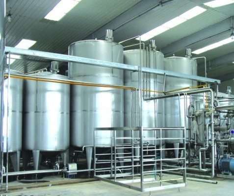 Stainless Steel Storage Tanks - Sanitary Syrup / Honey / Sugar Melting Tank 0.5 Ton - 30 Ton