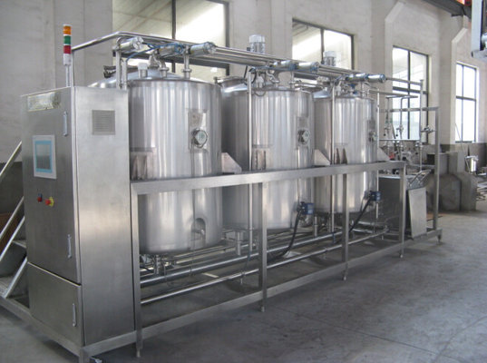 Fully Automatic CIP Cleaning System / CIP Washing Equipment for Fresh Milk Plant