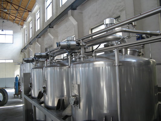 CIP Cleaning Washing System For Beverage  production line , Stainless Steel SUS304 / 316L