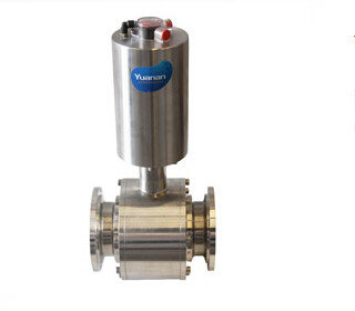 Durable Stainless Steel Valves / Pneumatic Ball Valve with SUS304 or SUS316L