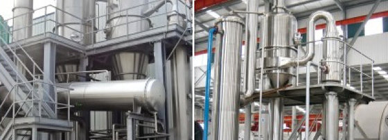 Three Triple Effect Forced Circulating Evaporator Processing Equipment