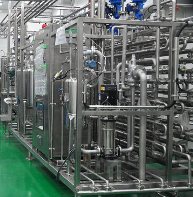 105~143ºC Dairy Milk Pasteurizer Machine / 0.5 Mpa Steam Heated Sterillizer Equipment