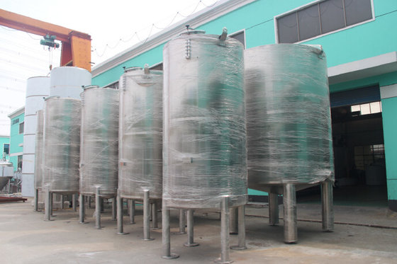 3000L 5000L 8000L Stainless Steel Storage Tanks , Buffer Tank - Stirring Tank / Mixing Tank - 220V