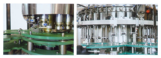 Chaîne de production remplissante de bière à grande vitesse équipement en verre de remplissage de bouteilles de vin