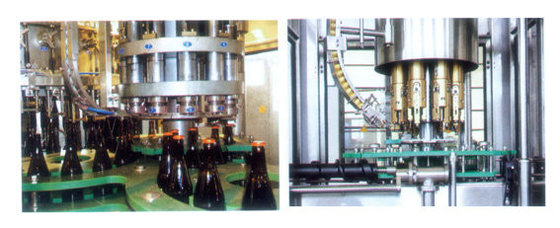 Usine remplissante en verre 18-18-6 de l'eau pure de machine de remplissage de bouteilles de boisson alcoolisée/vin/bière