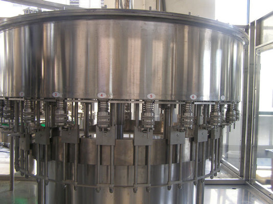 Machine de remplissage aseptique rotatoire de pulpe de jus et de jus avec Rinser et scelleur, système de CIP