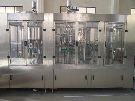 Machine de remplissage aseptique rotatoire de pulpe de jus et de jus avec Rinser et scelleur, système de CIP
