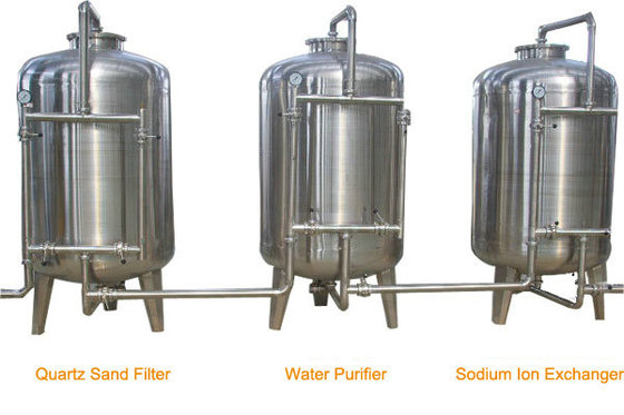 Système pur de ligne de traitement de l'eau/filtration de l'eau par échange ionique ou RO