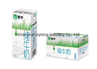 Gable Top Carton Package Dairy Milk Processing Line With One Year Warranty