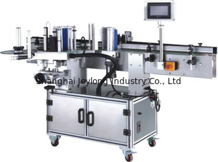 Round And Flat Borrles Beverage Filling Line , Single Sided Bottle Sticker Labeling Machine