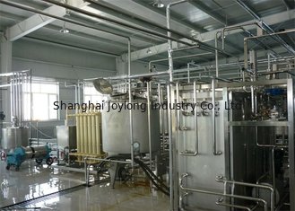 Flavoured Yogurt Processing Line Equipment / Automatic Drinking Fresh Fruit Yogurt