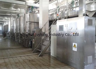 Complete UHT Milk Processing Line With PE Bottle Packages 1000LPH For Flavor Milk