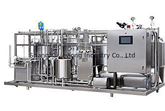 250ml Yogurt Processing Line , Small Scale Dairy Production Line  For Gable Top Package