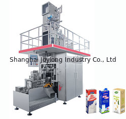 High Speed Beverage Packaging Machine , Aseptic Brick Carton Juice Filling Machine