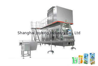 Aseptic Brick Carton High Speed Beverage Packaging Machine Turn Key Project 500-1000ml