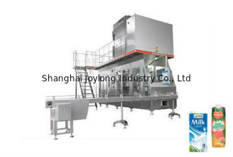 Brick Carton Aseptic Filling Machine , Water Bottle Filling Machine 125-350ml