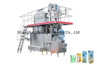 250ml Aseptic Brick Carton Beverage Packaging Machine , Mango Juice Filling Machine