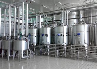 Ultra High Temperature Dairy Milk Processing Plant / Milk Manufacturing Process Machinery 1000L / H