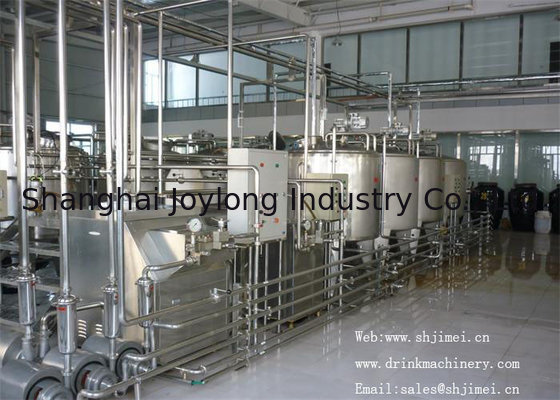 500 - 1000 L / H  Pasteurized Milk Production Line For Plastic Bottle