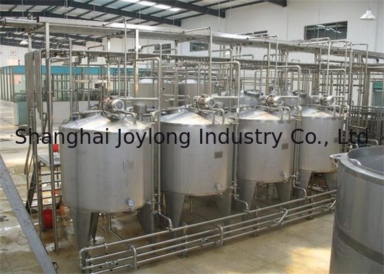 Fresh Dairy Milk Processing Machine Turn Key Projects 2T / H
