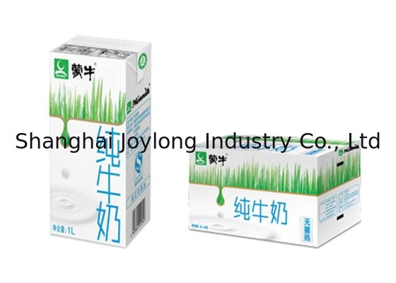 Gable Top Carton Package Dairy Milk Processing Line With One Year Warranty