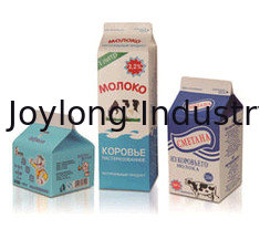 Automatic Gable Top Beverage Filling Equipment Carton Milk / Juice / Yogurt Beverage Filler