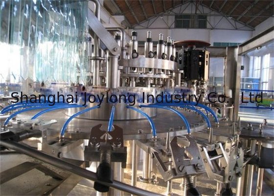PLC Control Bottled Drinking Soft Drink Production Line 220V 50Hz 0.7Mpa