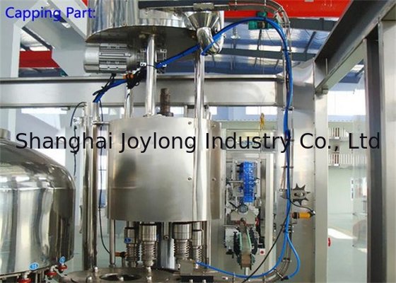 Highly Automated Soft Drink Production Line 3 In 1 Compact Easy Operation