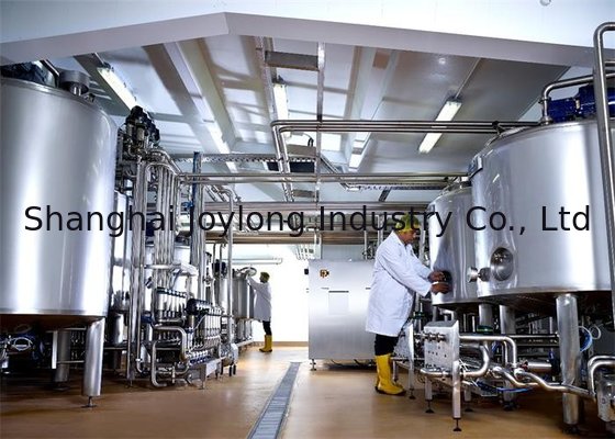 Small Pasteurized Milk Processing Plant 1000L / H Homogenizer Machine