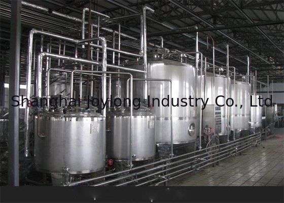 Pasteurized Drinking Milk Processing Machine , 5000L / D Milk Processing Plant