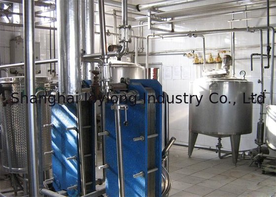 Stainless Steel Tube UHT Milk Processing Line Aseptic Sterilizer And Dairy For Food Industrial