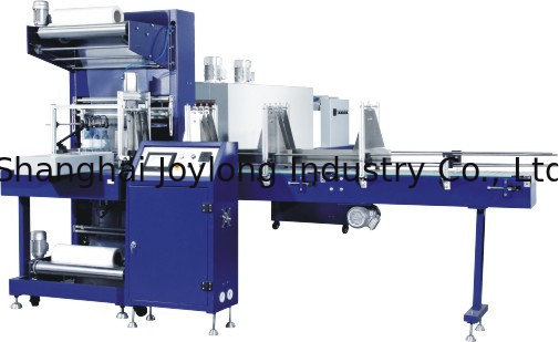 PE / PVC / POF Automatic Shrink Wrap Machine Beverage Filling Line