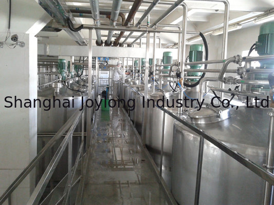 Complete Ice Cream Processing Plant  Milk Processing Line , Milk Processing Machine