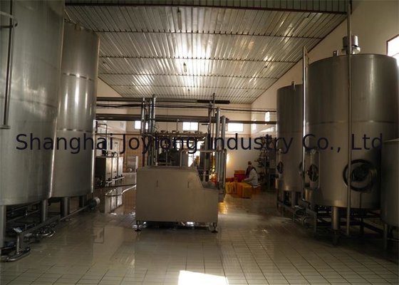 Fresh Stirred Yogurt Processing Line 250ml-1000ml Volume with Fresh Milk , Milk Powder Material