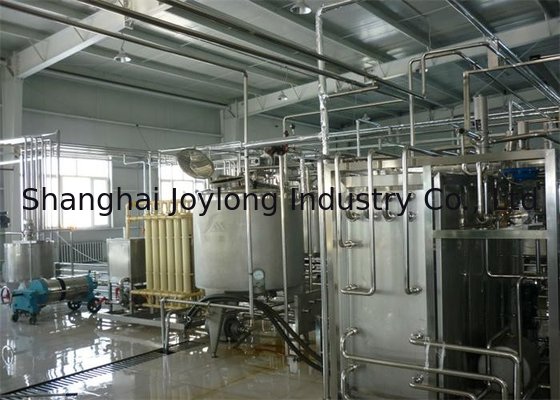 Flavoured Yogurt Processing Line Equipment / Automatic Drinking Fresh Fruit Yogurt